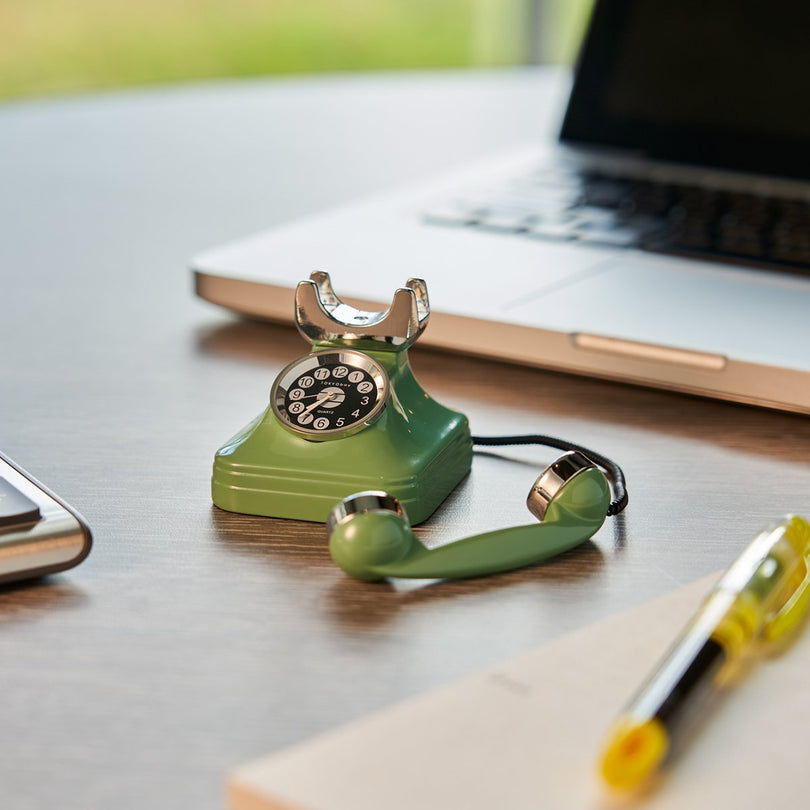 Telephone Clock | Red – Tokyobay